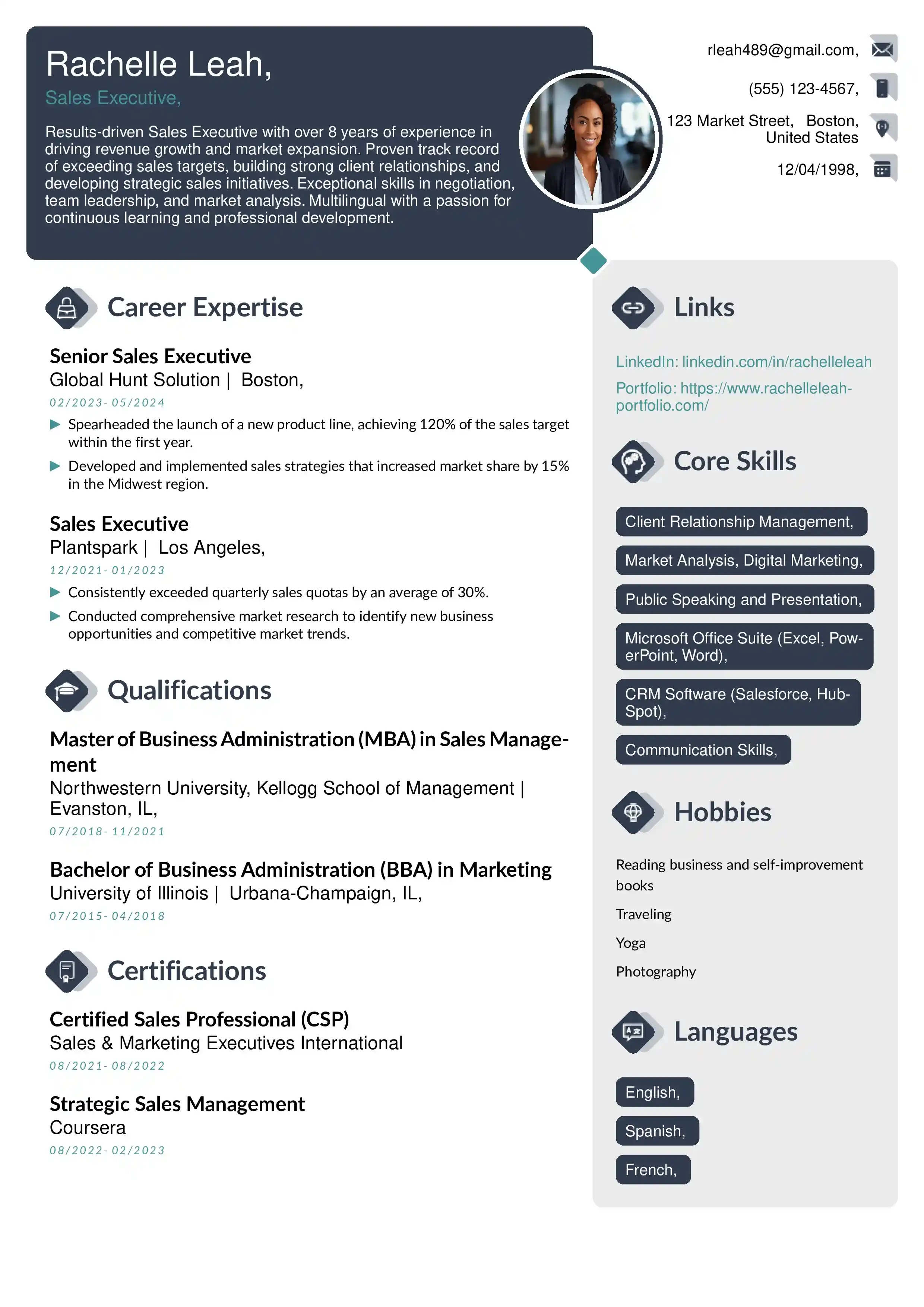 Job Winning Modern And Best Resume Templates Free InstaResume io Job Winning Modern And Best Resume Templates Free InstaResume io